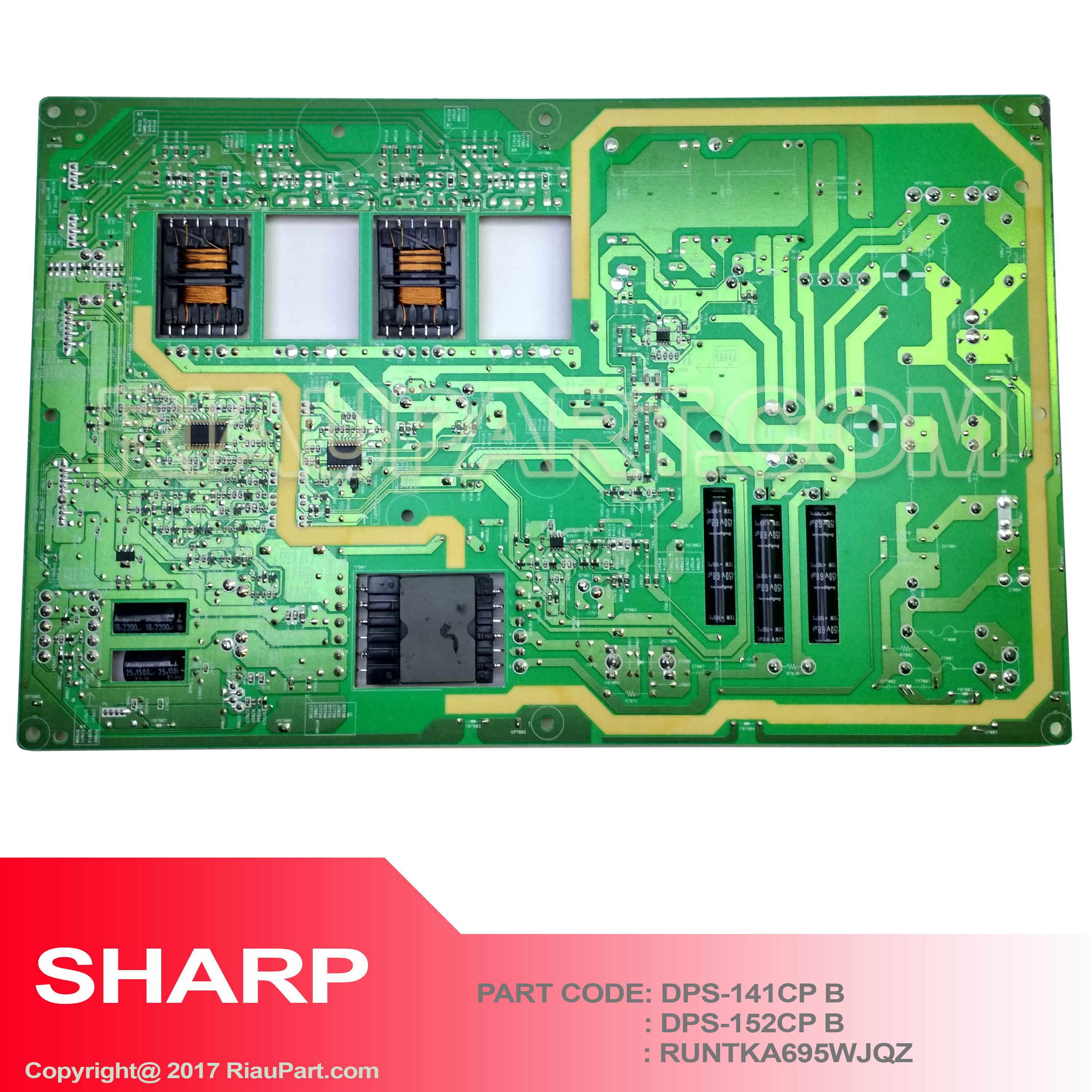 PSU REGULATOR TV SHARP LC-52LE810M 52LE810 DPS-141CP B DPS-152CP B ...